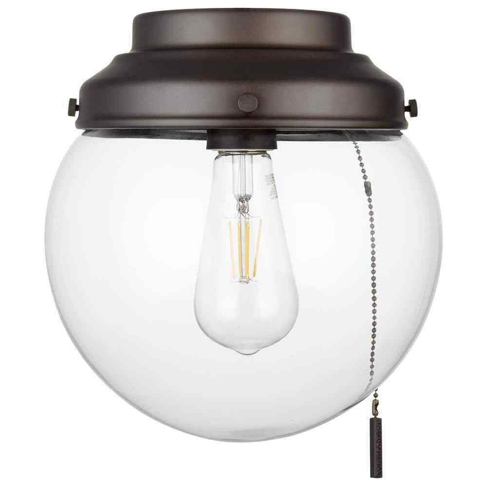 Hampton Bay Universal Bronze Ceiling Fan LED Light Kit 52242 – Indiana ...