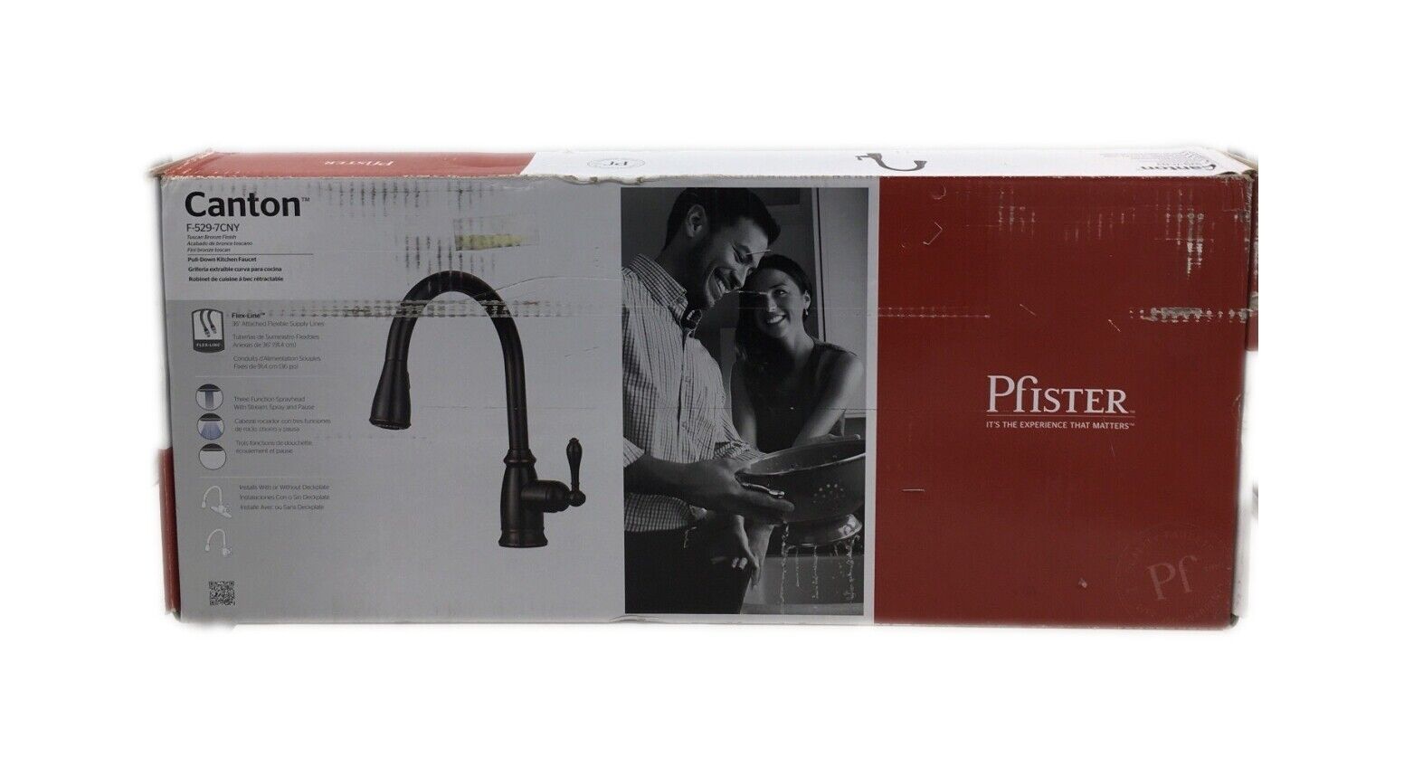 Pfister Canton Single-Handle Pull-Down Sprayer Kitchen Faucet in Tusca ...