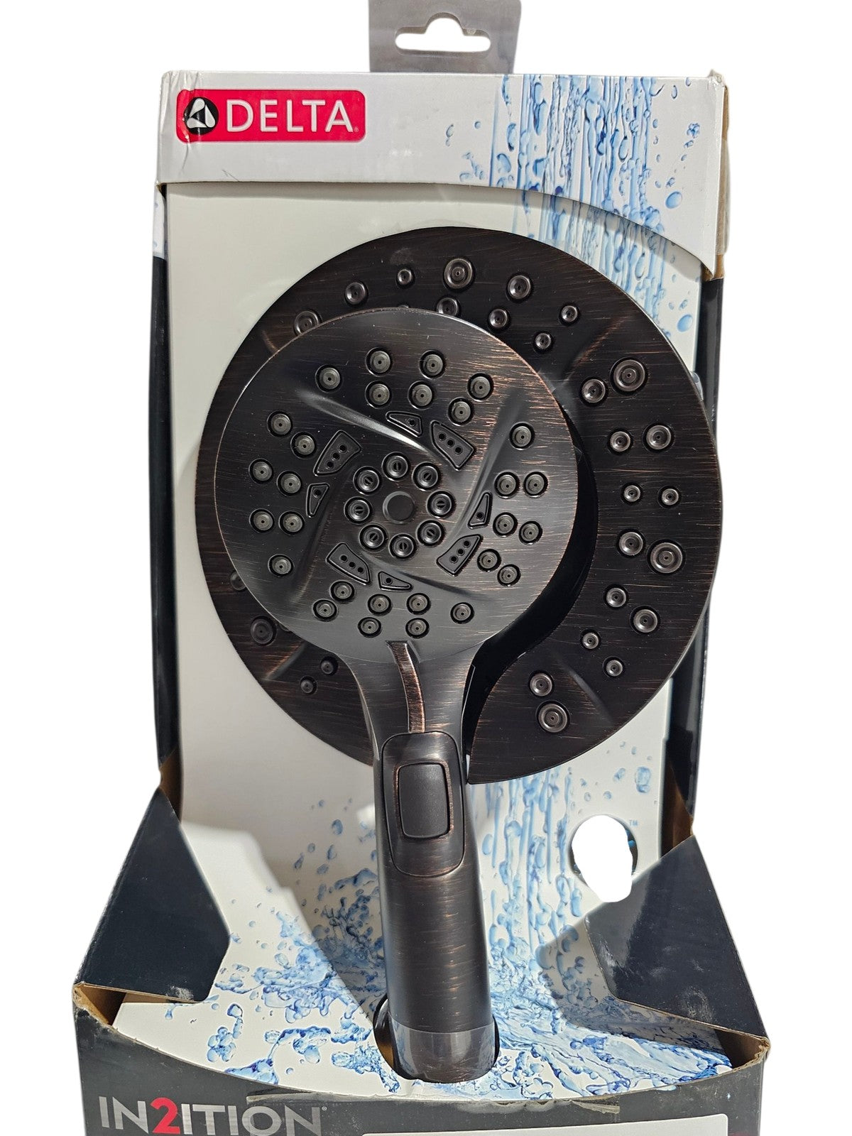 Delta In2ition 5 Spray 1.75 GPM Wall Mount Dual Shower Heads Venetian ...