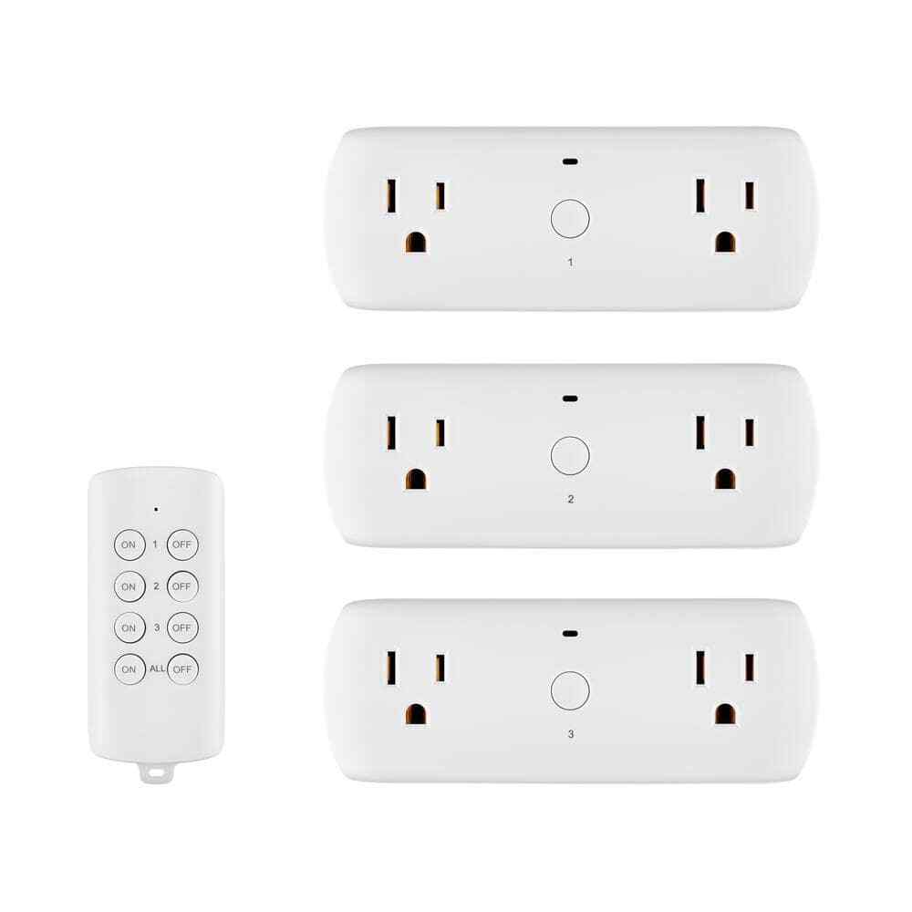 Commercial Electric Wireless Indoor Remote Control AC/DC Adapter White ...