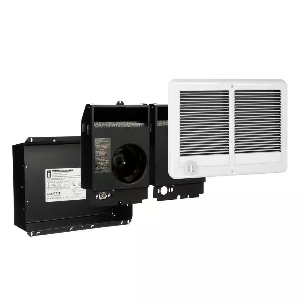 Cadet Com-Pak Twin 4,000-Watt 240-Volt Fan-Forced In-Wall Electric Hea ...