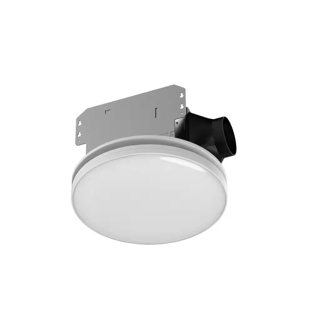 Commercial Electric 80/110 CFM Ceiling Mount Exhaust Fan LED/Night Lig ...